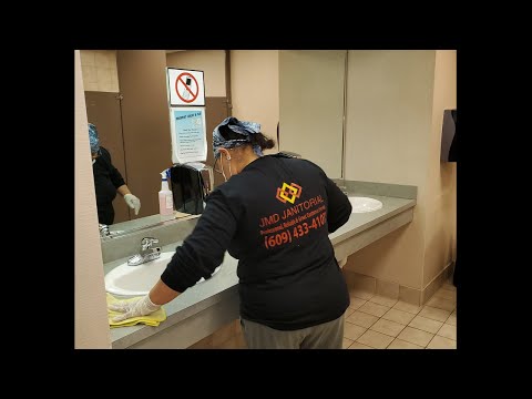 How To Start Cleaning Restrooms Using Color Coded Microfiber RAGS & Prevent Cross Contamination.