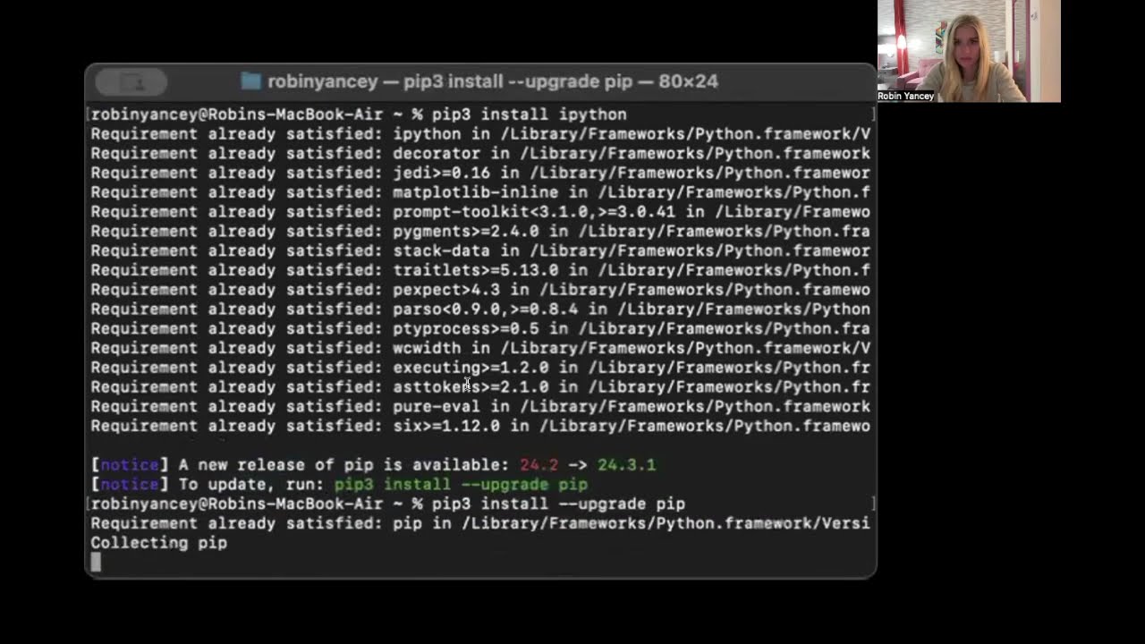 Installing the Python, iPython, Jupyter, Libraries (Optional)