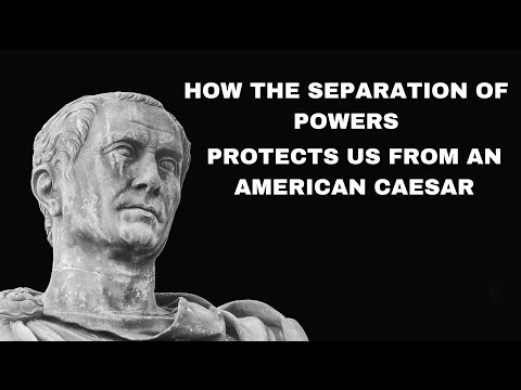 What is the "separation of powers"?