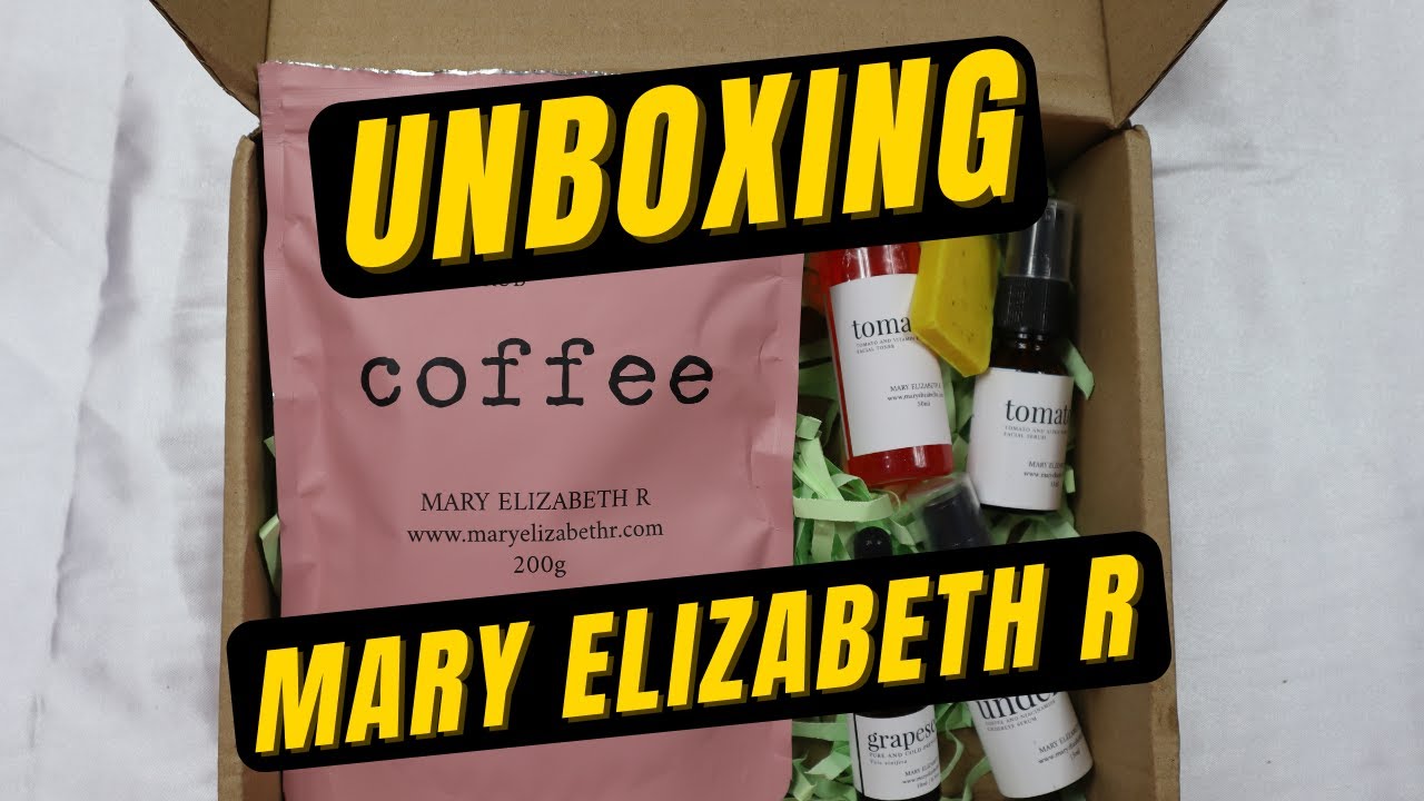 Unboxing Mary Elizabeth R products | ASMR + first impression & review