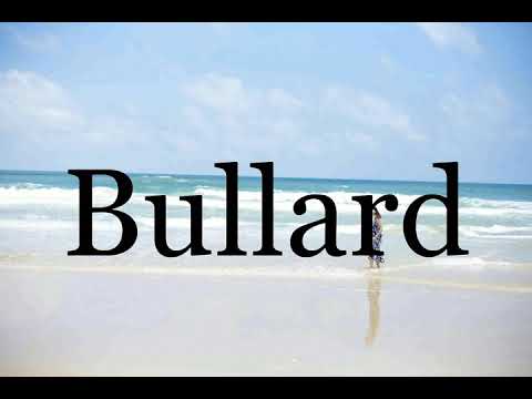 How To Pronounce Bullard🌈🌈🌈🌈🌈🌈Pronunciation Of Bullard