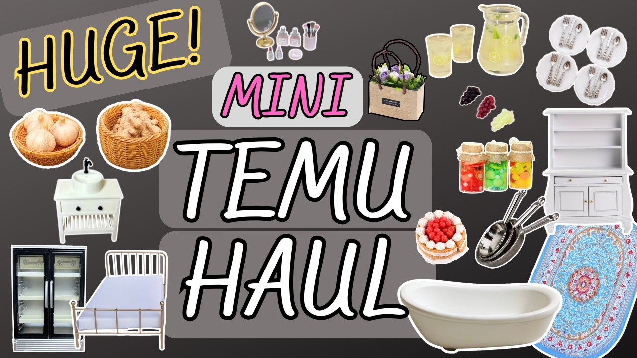 45 ITEMS, ZERO SELF CONTROL:  The Ultimate Mini TEMU Haul