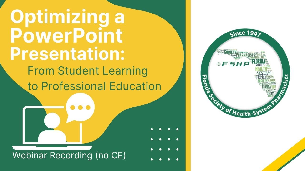 Optimizing a PowerPoint Presentation | FSHP