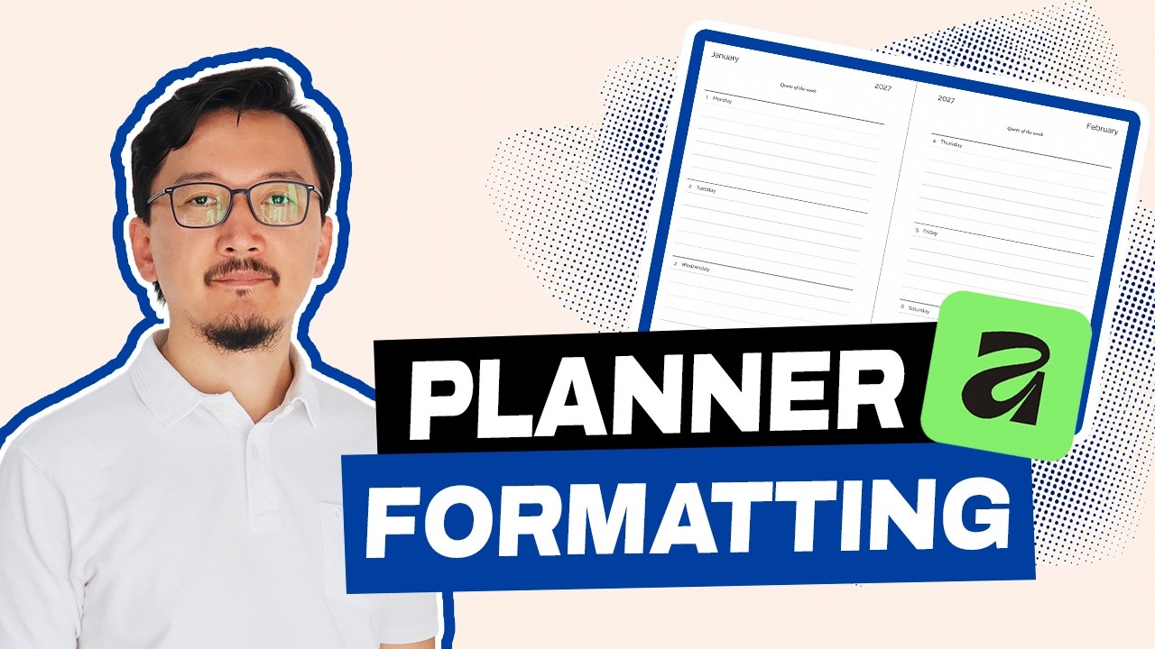 Planner Formatting in Affinity for Amazon KDP