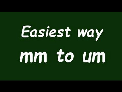 ✅ Convert Milimeter to MicroMeter (mm to micro m) - Formula, Example, Convertion Factor