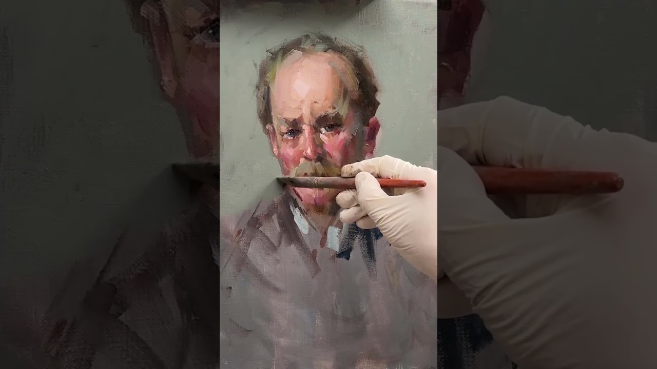 Portrait painting   #painting  #painterslife  #painter  #oilpaintingtimelapse  #artwork  #arts