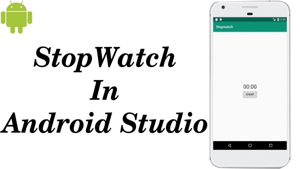 How To Made Stopwatch in Android Studio | How To use Chronometer in Android Studio
