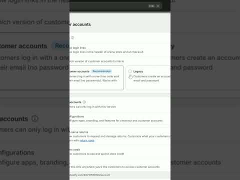 How to Enable Customer Accounts on Your Shopify Store | Step-by-Step Tutorial
