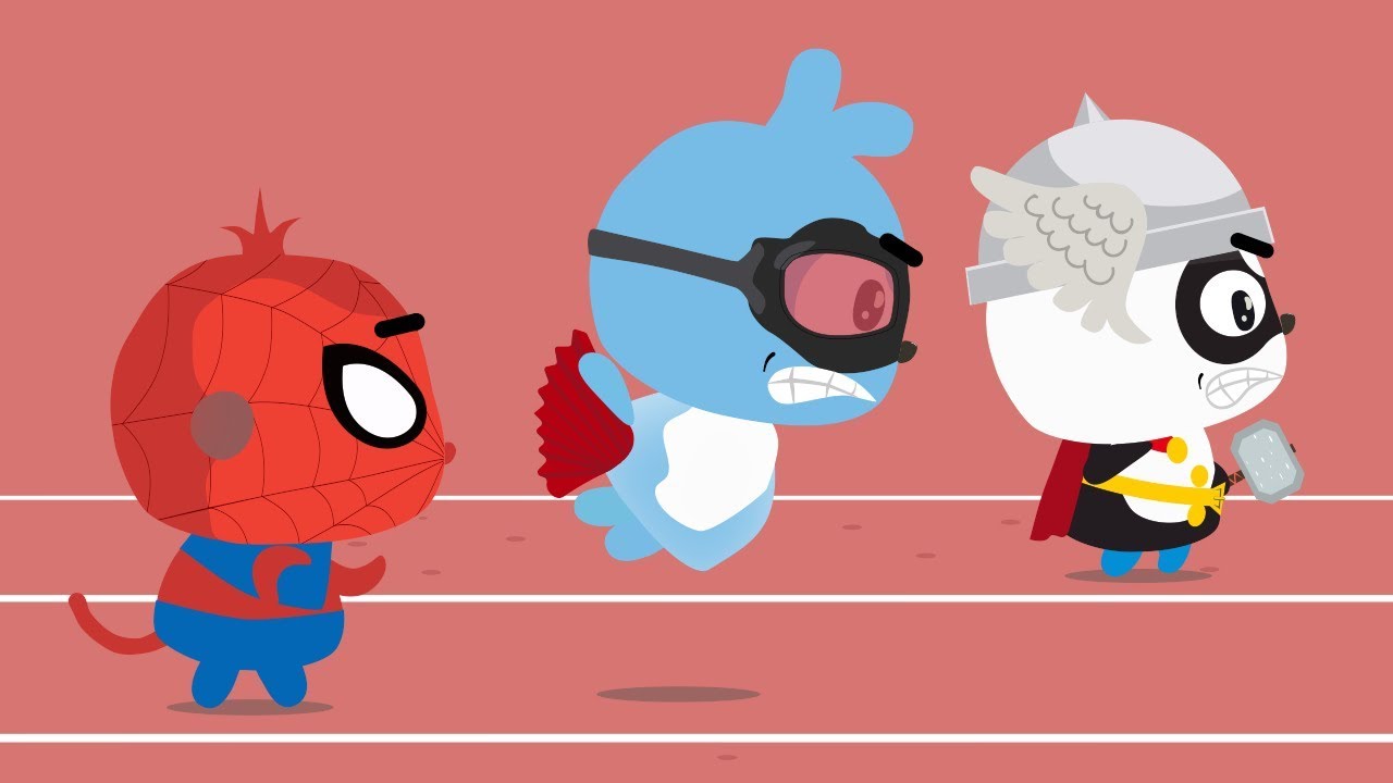 Superhero Race | Infinitoys | Baa Bee Boo TV
