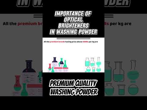 importance of optical Brighteners in premium quality washing powder