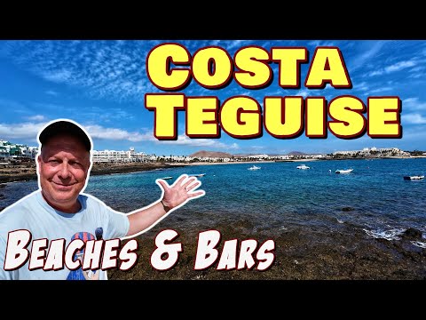 Discover Costa Teguise LANZAROTE - Walking Tour, Must See Beaches, Bars & Bites