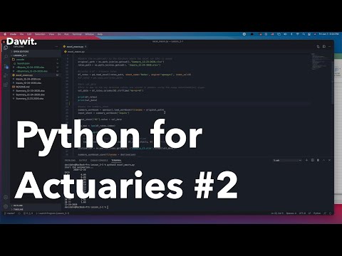 Lesson #2: Pandas and Openpyxl to replace VBA [Python for Actuaries]