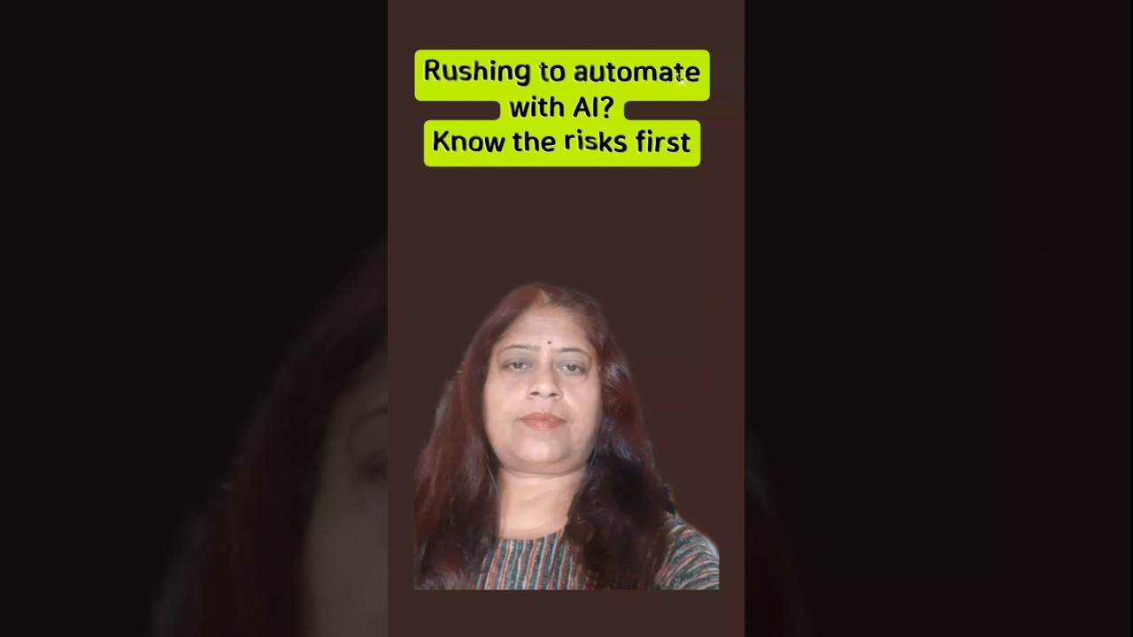 Rushing to automate with AI?#aithinking #airisks #aiforleaders #aiforbusiness #futureskills