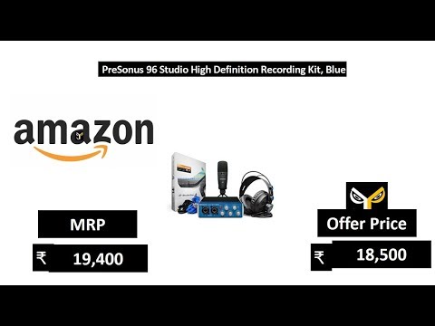 PreSonus 96 Studio High Definition Recording Kit, Blue