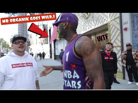 MR ORGANIK EXPOSED IN BEVERLY HILLS!😮(CRAZY FOOTAGE!)DDE FAM PULLS UP! WILD DAY L.A
