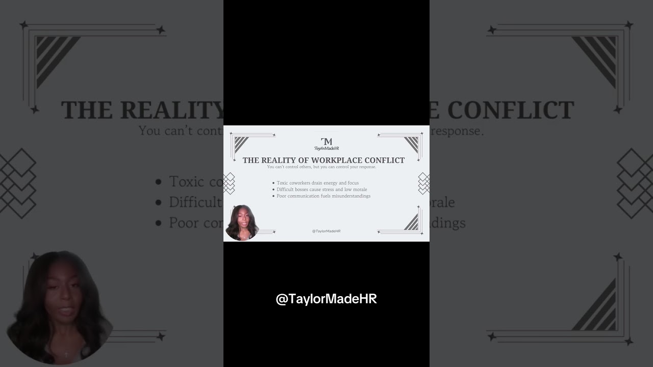 Conflict isn’t the problem — the approach is.Learn to respond, not react. #TaylorMadeHR #WorkplaceEQ