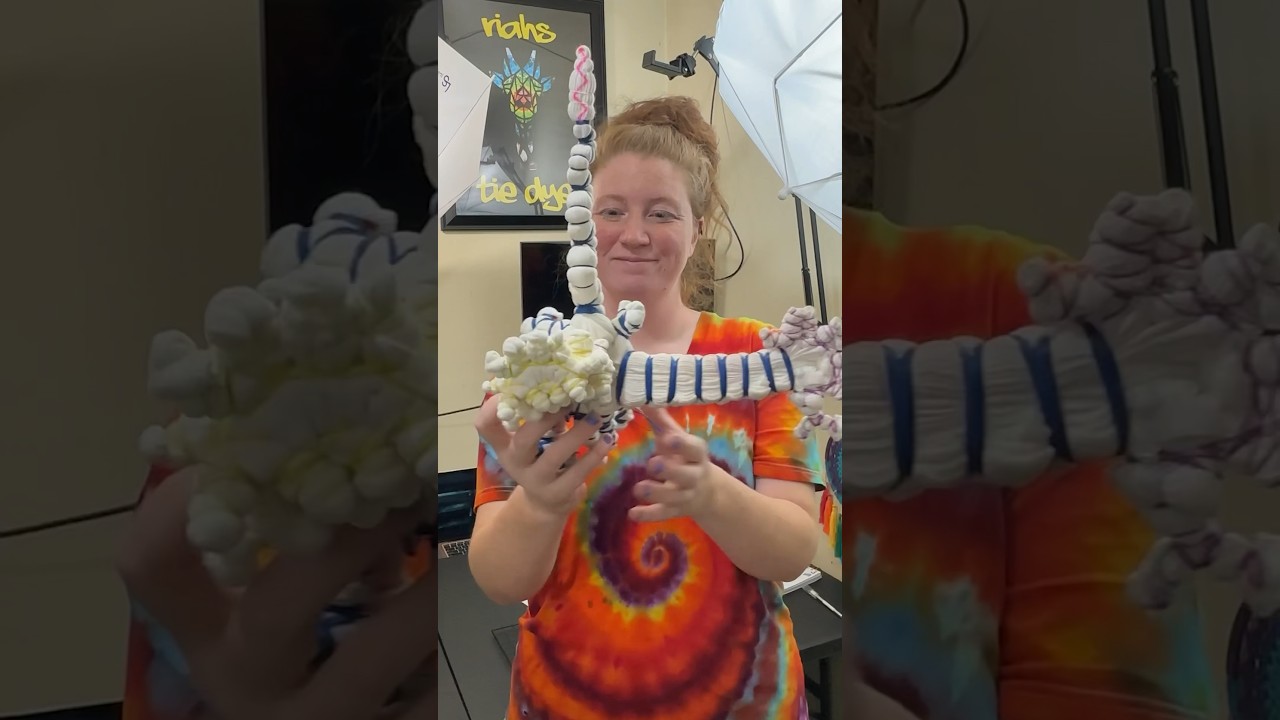 TIE DYE | EXPERT LEVEL 10000!✅ #youtubeshorts #advanced #professional #shorts #tiedye