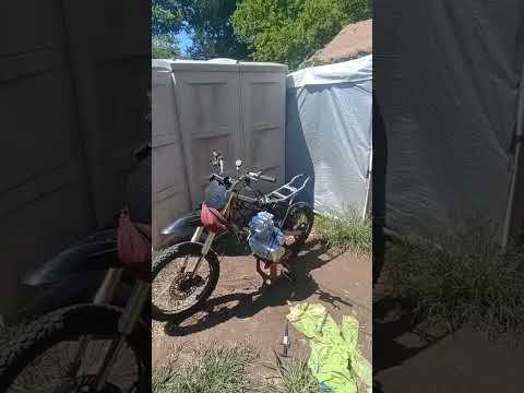 XR100R 250 swap project #dirtbike #engineswap #hondacivic #motorcycle #stuntbike
