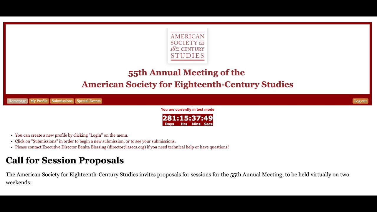 Submitting a session proposal for ASECS 2025.