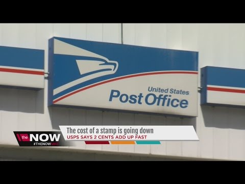 Price of stamps to drop at the post office