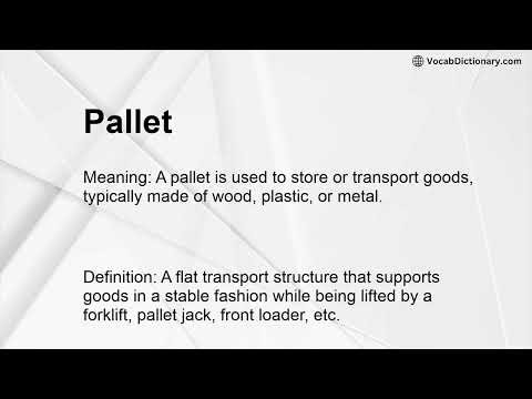 Pallet Meaning