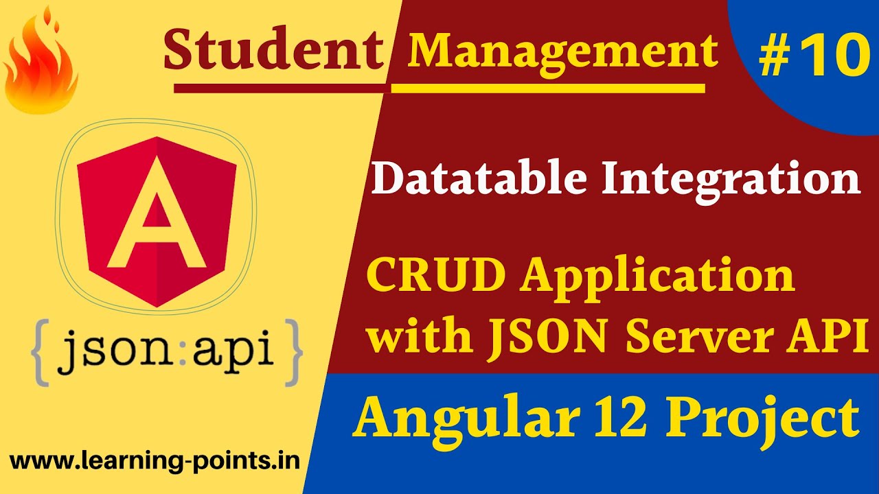 #10.  Add datatable in angular | Datatable pagination in angular | Angular CRUD application