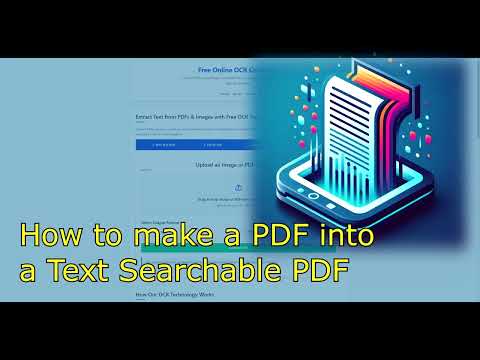 Convert Basic PDFs to Searchable Text PDFs – Free OCR & PDF Converter by TextReader.click