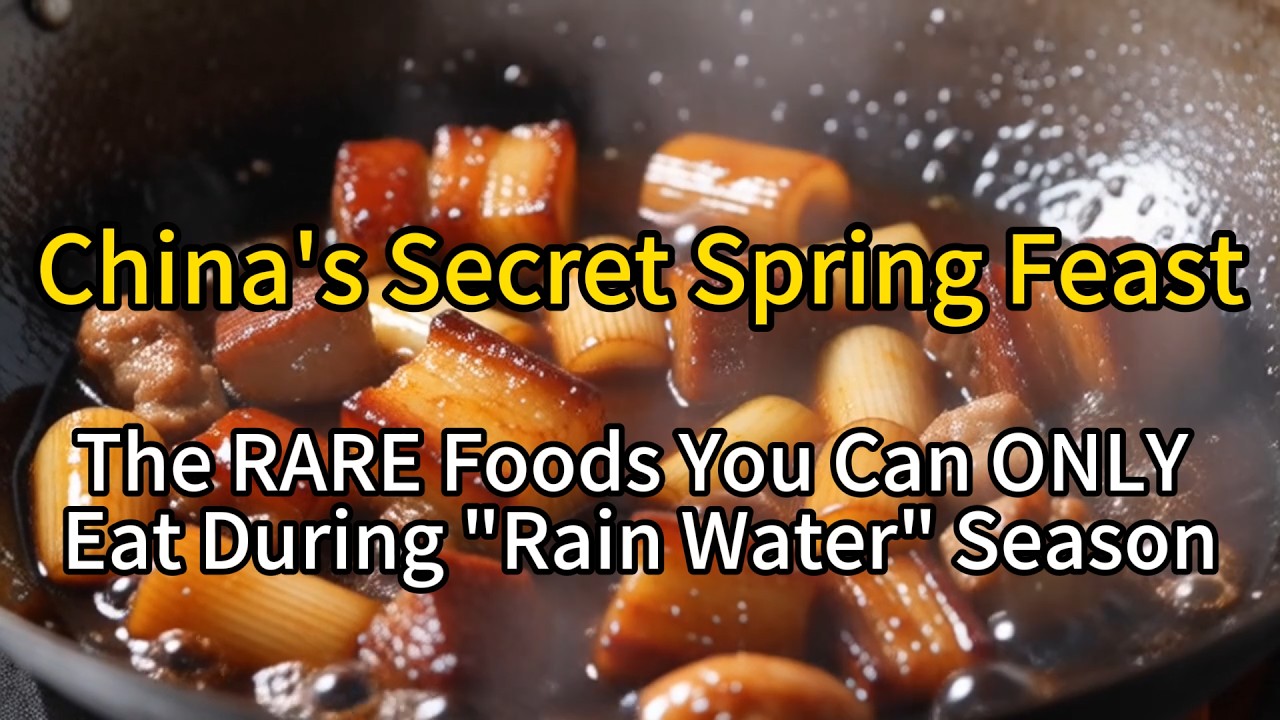 China's Secret Spring Feast The RARE Foods You Can ONLY Eat During Rain Water Season 🌧️🥢