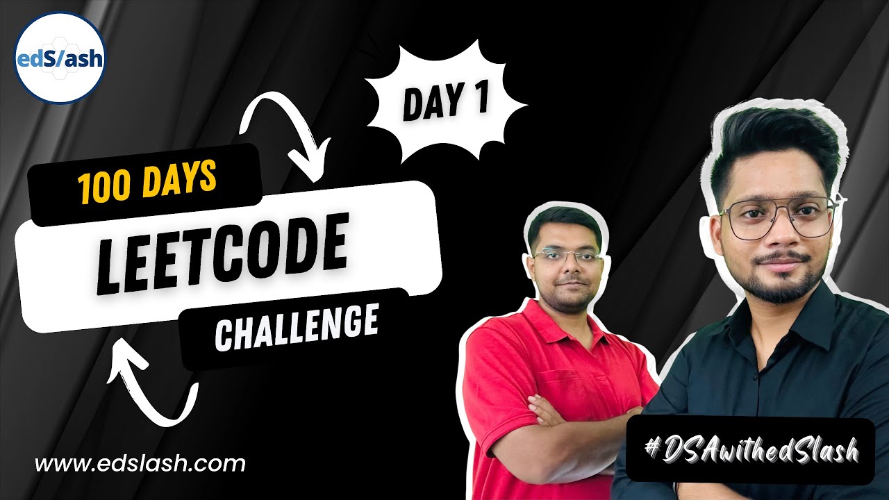 LeetCode 9 | Palindrome Number | Day 1 | 100_Days_LeetCode_Challenge | Master DSA with edSlash