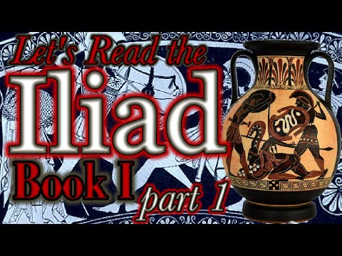 Let's read the Iliad (book I part 1) a beginner's guide