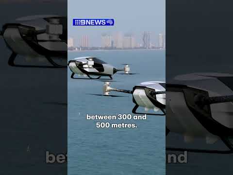World's first 'flying cars' land in Australia | 9 News Australia #shorts
