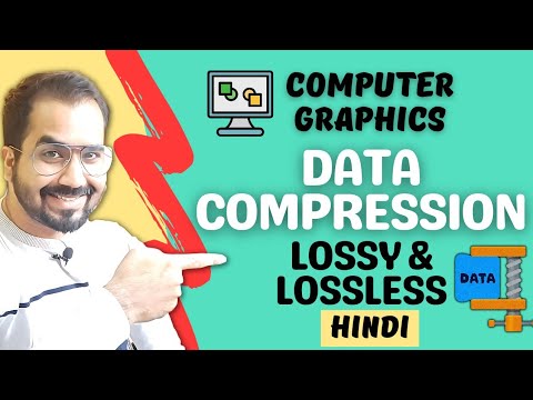 What is Data Compression Explained in Hindi l Lossy and Lossless l Computer Graphics