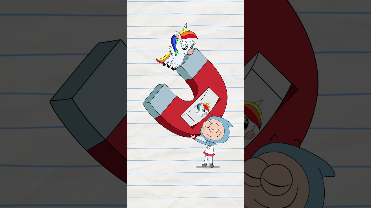 A Unicorn and Dragon Magnet! (Animation Meme) #boyanddragon #shorts