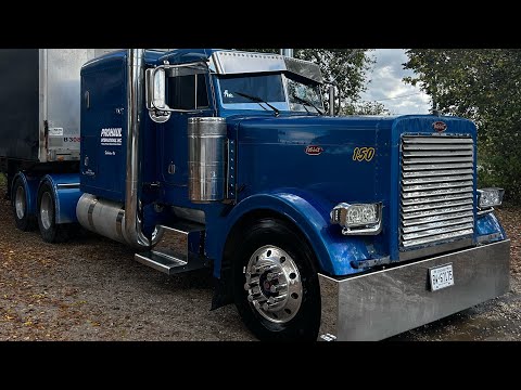 @PROHAUL haulin steel through the city and rual Ontario #peterbilt #CAT #C15 #steelhauler