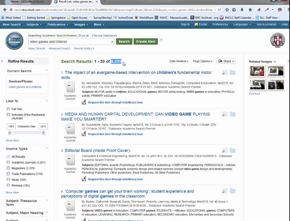 Multiple Database Search- EBSCO