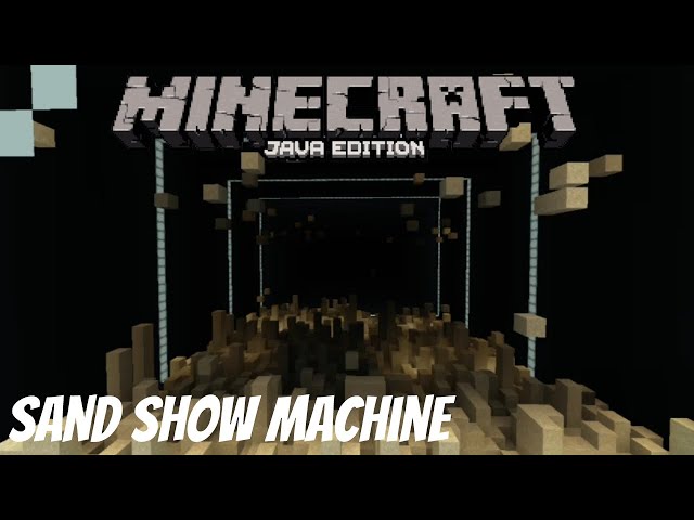 Sand Show Machine (Commands) Minecraft Map