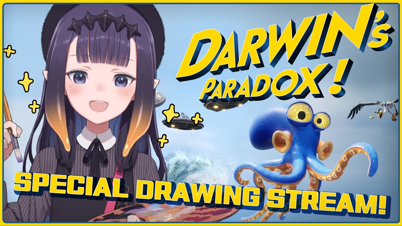 【Darwin's Paradox】【Drawing】Special Drawing Stream of....Darwin...dachi....?! #ad