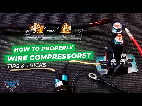 How to wire compressors for your Air Bag Suspension