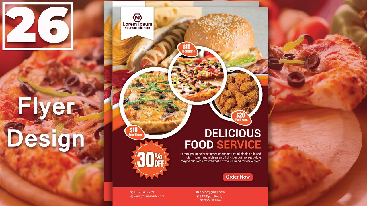 Flyer design in illustrator bangla tutorial | Class #26
