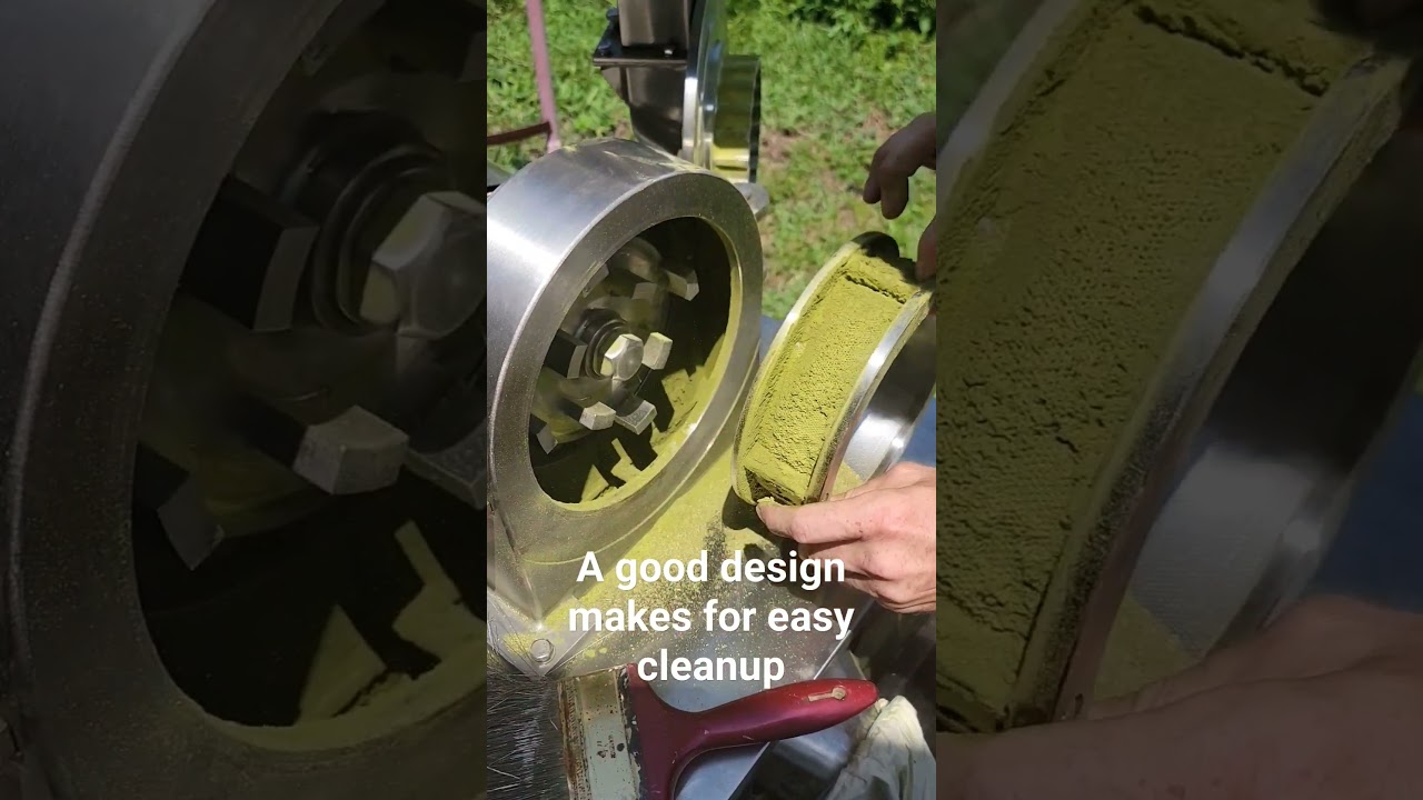 Great design Moringa Powder Machine, cleans up in seconds #moringa #moringapowder #moringaleaves