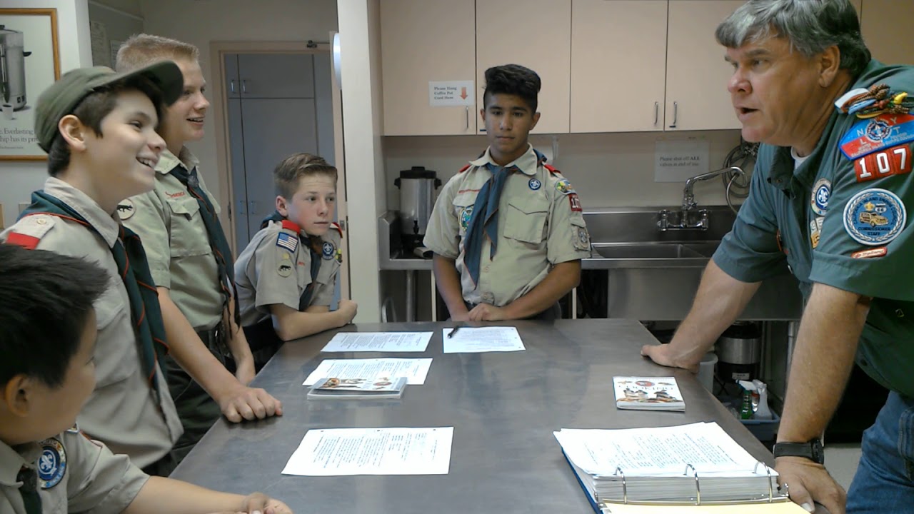 cooking merit badge class