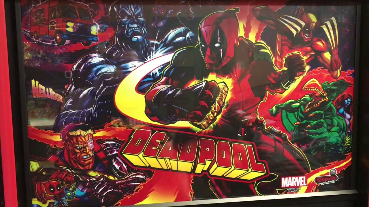 Deadpool Pinball Machine set up and discussion