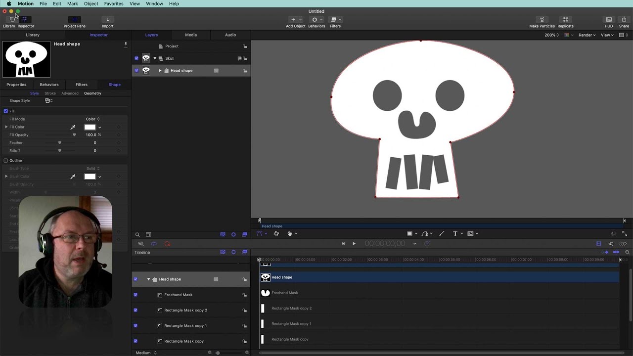 Compound Path or Mask in Apple Motion