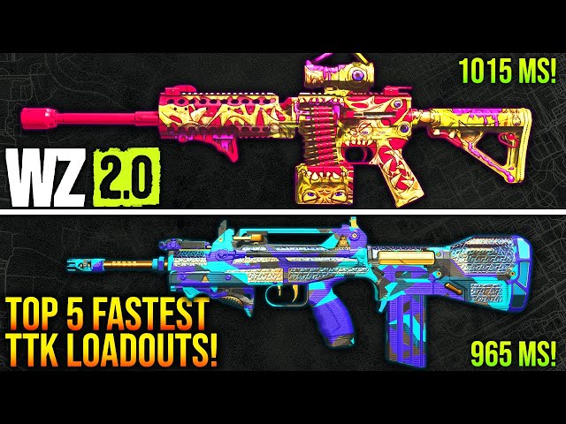 Warzone 2 expert's top 5 fastest TTK loadout for Season 5