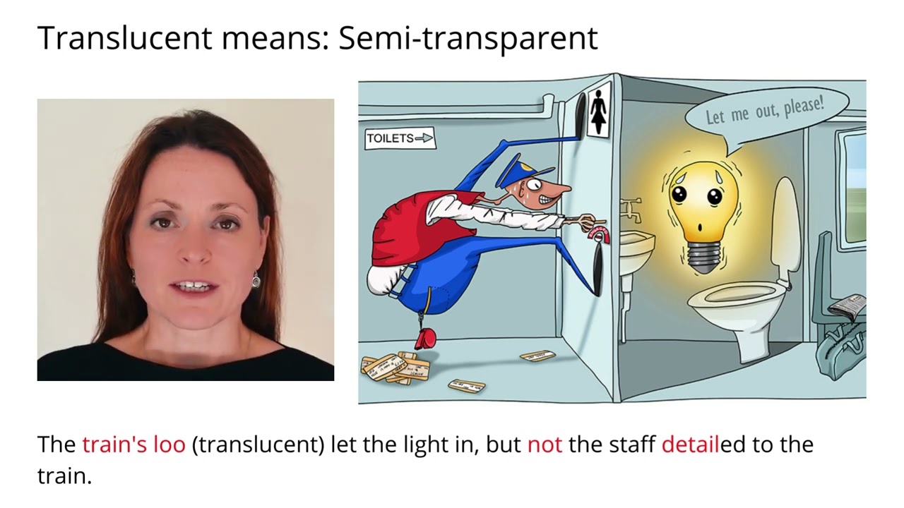 Remember Meaning Of Translucent Using Pictures and Mnemonics