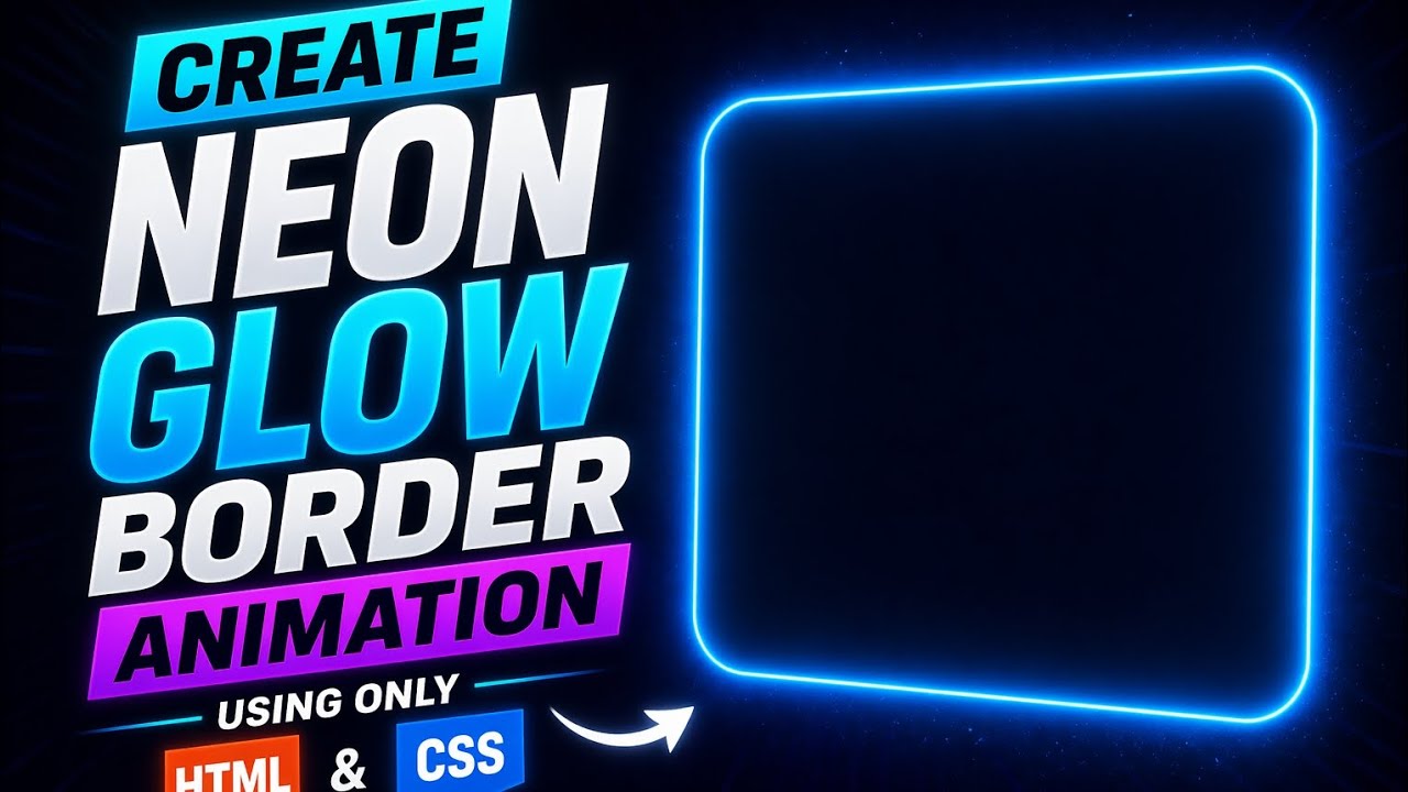 Add Neon Effects to Any Element - CSS Tutorial