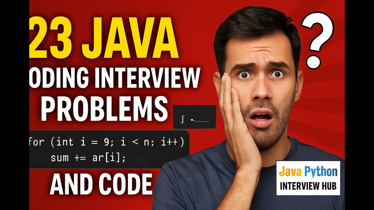 23 Java Coding Interview Problems with Code