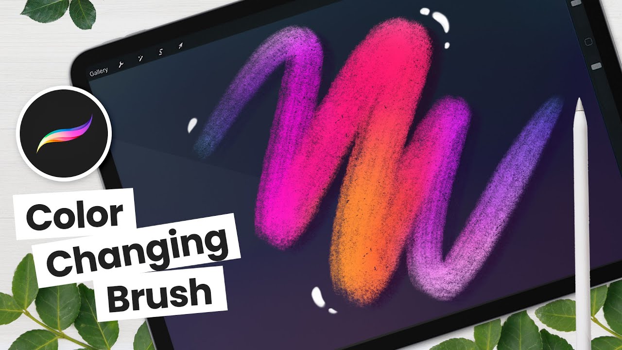 How To Make a COLOR-CHANGING BRUSH In Procreate • Free Brush!