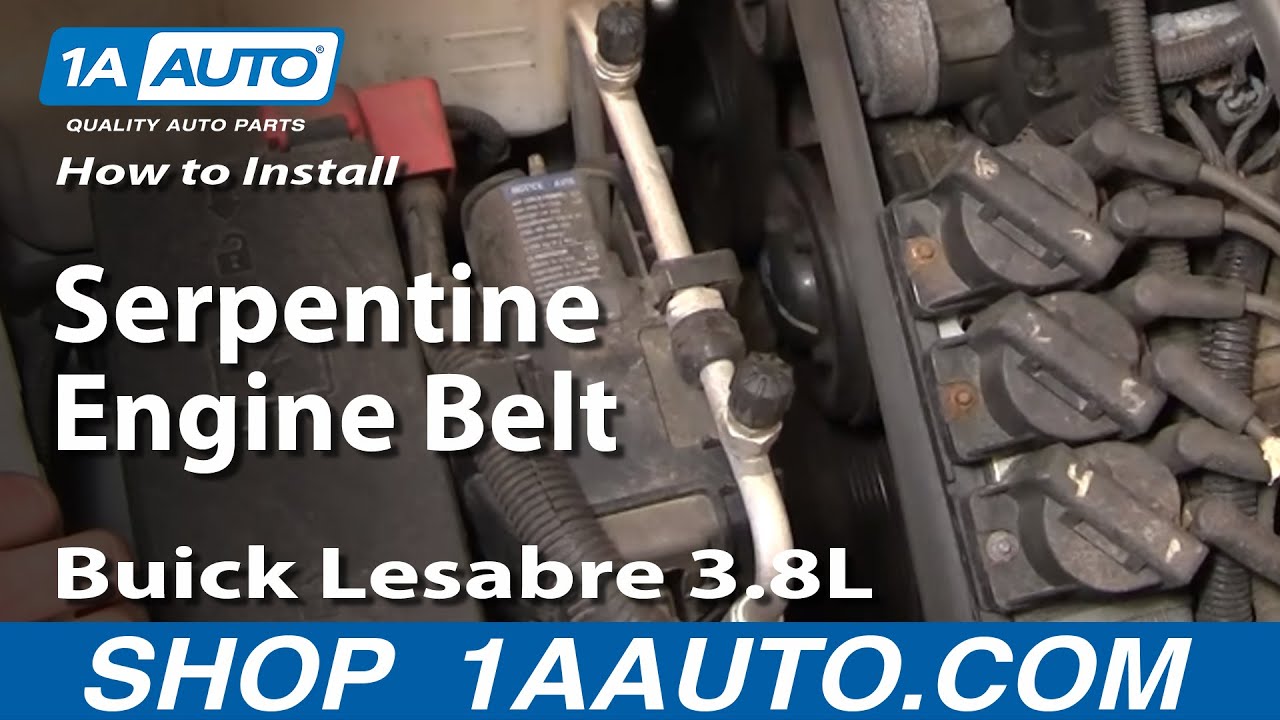 How to Replace Serpentine Belt 00-05 Buick LeSabre