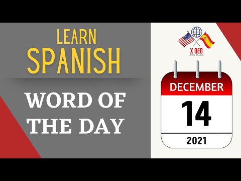 Learn Spanish ► WORD OF THE DAY ► How to Say [tickling] in Spanish ► DAILY PHRASE 12/14/21 ► #XGEO